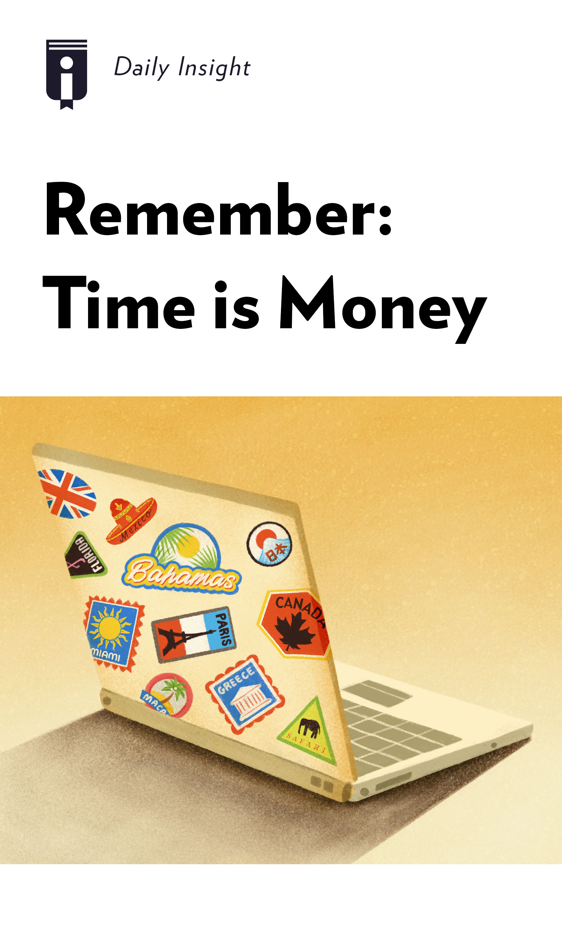 Remember: Time is Money by Instaread - Insights | Instaread
