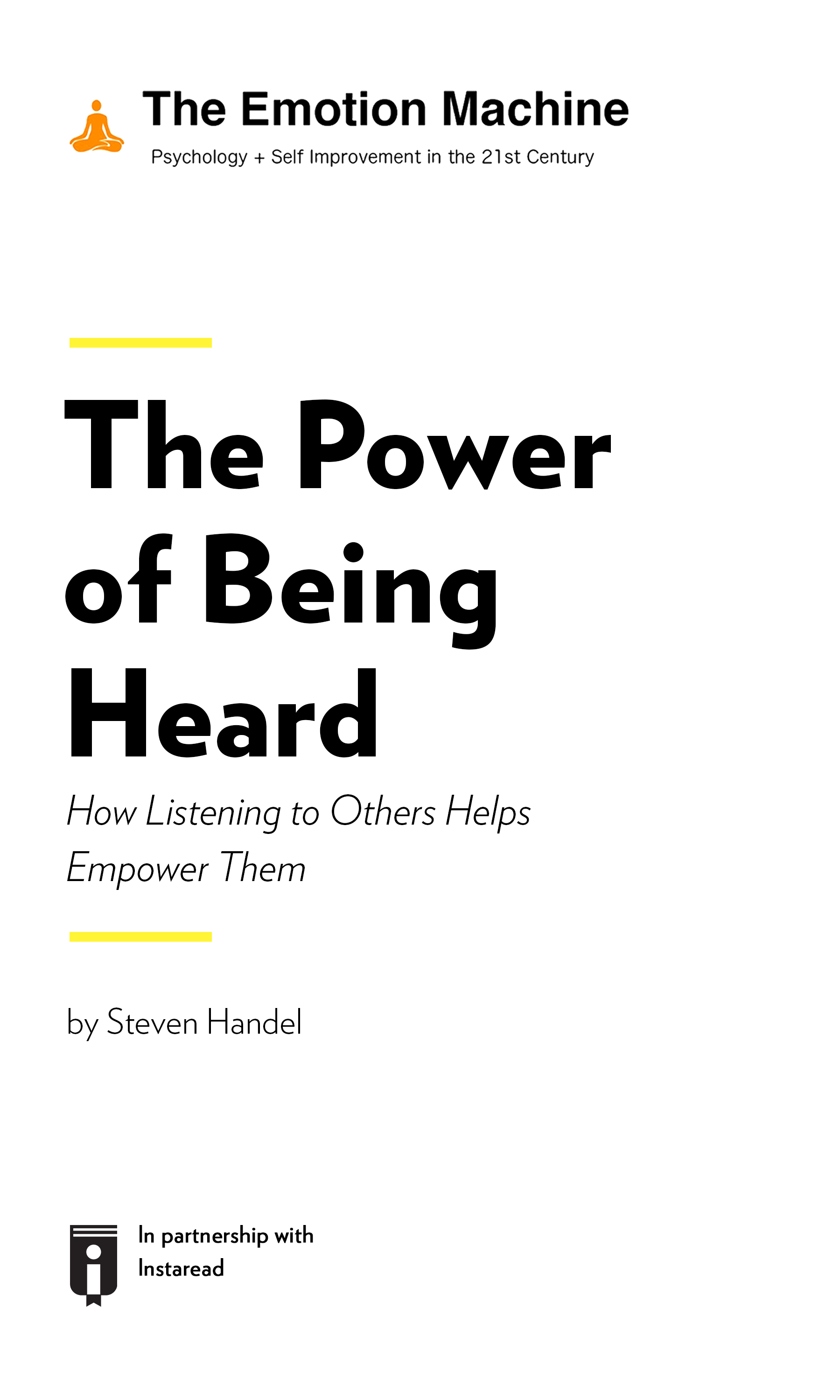 The Power of Being Heard: How Listening to Others Helps Empower Them by ...